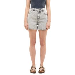 Mustang Damen Mom-Jeans "Damen Style Charlotte", grau, Gr. 28, unifarben, Denim/Jeans, 100% Baumwolle, Jeans