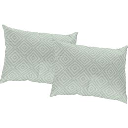 Dekokissen WIRTH, B:50cm L:50cm, gr&uuml;n, Obermaterial: 100% Polyester, Dekokissen_Sitzkissen_Kissenh&uuml;llen, "Telfort"