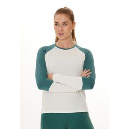 Endurance Damen Langarmshirt "Abbye", grün, Gr. 42, unifarben, 95% Viskose, 5% Elasthan, Shirts, mit praktischer Quick Dry-Funktion