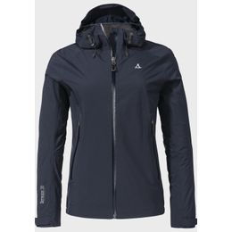 Sch&ouml;ffel SCH&Ouml;FFEL Damen Outdoorjacke "2.5L 3D Jacket Vistdal L", blau, Gr. 46, Oberstoff: 100% Nylon; (Membran: Polyurethan), Jacken