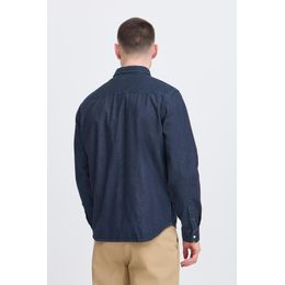 Blend Herren Langarmhemd "BHDARGO Shirt PP NOOS", blau, Gr. XL, Web, Obermaterial: 100% Baumwolle, Hemden, Regular Fit, aus Baumwolle, mit