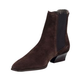 Gant Damen Stiefelette "Gant Stiefelette Veloursleder/Textil", Gr. 38, braun, Textil, Veloursleder, Schuhe