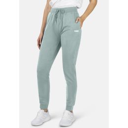 STOOKER WOMEN Damen Sporthose "JUDY Season Edition Sporthose", blau, Gr. M, angeraute Sweatware, 60% Baumwolle, 40% Polyester, Hosen, Sporthose