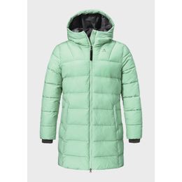 Sch&ouml;ffel SCH&Ouml;FFEL Damen Parka "Ins Parka Style Boslix WMS", gr&uuml;n, Gr. 42, Oberstoff: 63% Nylon, 37% Baumwolle. Futter: 100% Polyester, Jacken