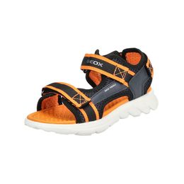 Geox Kinder Sandale "Geox Sandalen Lederimitat/Mesh", Gr. 31, orange, Lederimitat, Textil, Schuhe