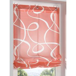 Raffrollo HEINE HOME, B:60cm H:140cm, rot, Raffrollos