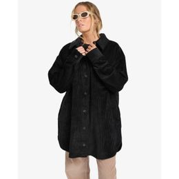 Billabong Damen Hemdblusenkleid "WINTER OCEAN", schwarz, Gr. XL, Obermaterial: 100% Baumwolle, Kleider