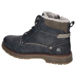 Lerros Herren Winterboots, Gr. 46, blau, Lederimitat, used, Schuhe, Casual Boots, Winterboots mit Warmfutter