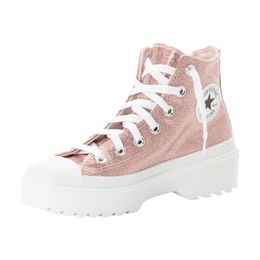 Converse Damen Sneaker "CHUCK TAYLOR ALL STAR LUGGED GLITTER", Gr. 35, rosa, Textil, Schuhe