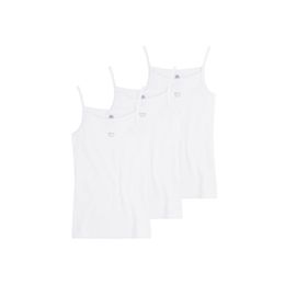 Sanetta M&auml;dchen Unterhemd "Unterhemd 3er Pack", Gr. 116, wei&szlig;, Obermaterial: 100% Baumwolle CO., Unterhemden
