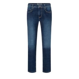 MAC Herren Straight-Jeans "Arne", blau, Gr. 40, Denim/Jeans, Obermaterial: 99% Baumwolle, 1% Elasthan, Jeans, in gepflegter Optik, mit Stretch