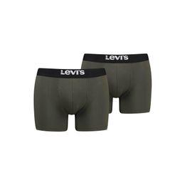 Levi's LEVI'S Herren Boxershorts "Boxershort 2er Pack", Gr. L, grün, Obermaterial: 95% Baumwolle CO. 5% Elasthan EL., Unterhosen
