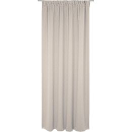 Vorhang WIRTH, B:132cm H:255cm, gelb, Jacquard, Baumwolle, Polyester, Wohnzimmer, Gardinen, "Torbole"