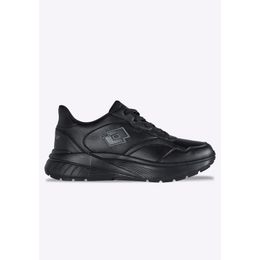 Lotto Damen Sneaker, Gr. 46, schwarz, Synthetik, Textil, Schuhe