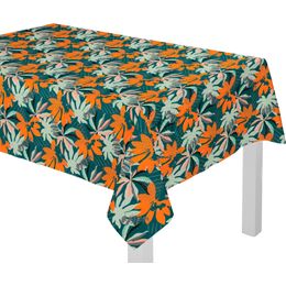 Tischdecke Adam, B:190cm L:130cm, bunt, Bio-Baumwolle, Tischdecken, "Jungle", aus 100% Bio-Baumwolle