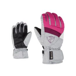 Ziener M&auml;dchen Skihandschuhe "LEIF-Z GORE-TEX JUNIOR", rosa, Gr. 6, Polyester, Handschuhe, wasserdicht, winddicht, atmungsaktiv, warm