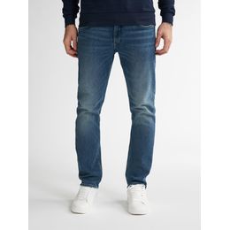 Herren Straight-Jeans, blau, Gr. 36, PETROL INDUSTRIES, Denim/Jeans, Obermaterial: 98% Baumwolle, 2% Elasthan, Jeans, mit optisch 2teiliger