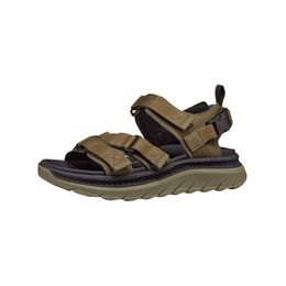 Geox Herren Sandale "Geox Sandalen Lederimitat/Textil", Gr. 40, braun, Lederimitat, Textil, Schuhe