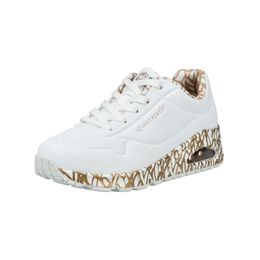 Skechers Damen Sneaker "Skechers Sneaker Lederimitat", Gr. 40, wei&szlig;, Lederimitat, Schuhe