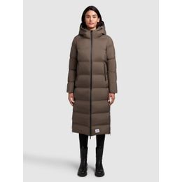 Khujo Damen Steppmantel "LAREA3", gr&uuml;n, Gr. L, unifarben, 100% Nylon, M&auml;ntel