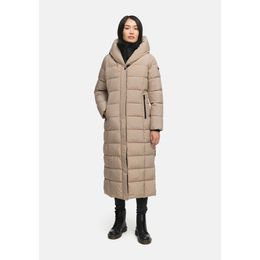 Marikoo Damen Winterjacke "Pakoraa", beige, Gr. 4XL, Obermaterial: 100% Polyester. Futter: 100% Polyester. Wattierung: 100% Polyester. &Auml;rmelfutter: