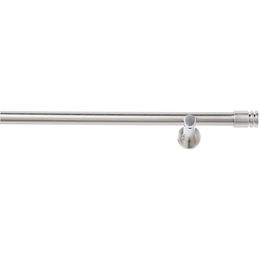 Vorhangstange GOOD LIFE, L:120cm &Oslash;:20mm, silber, Metall, Gardinenstangen, "Mira"