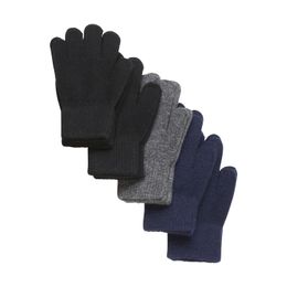 CeLaVi Mädchen Strickhandschuhe "Strickhandschuhe CEMagic", schwarz, Gr. 1, Obermaterial: 70% Wolle WO. 20% Nylon NY. 10% Elasthan EL., Handschuhe