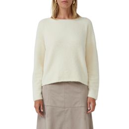Damen Strickpullover, beige, Gr. 40, s.Oliver BLACK LABEL, unifarben, Strick, Obermaterial: 74% Polyamid, 16% Viskose, 10% Polyester, Pullover,