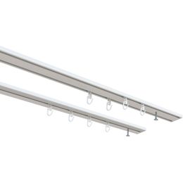 Gardinenschiene OTTO HOME, L:120cm T:4,2cm, wei&szlig;, Aluminium, Gardinenstangen, "Tanbul"