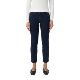comma, COMMA Damen Slim-fit-Jeans, blau, Gr. 46, unifarben, Denim/Jeans, Obermaterial: 85% Baumwolle, 13% Polyester, 2% Elasthan, Jeans, im Five-Pocket Style