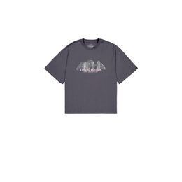 Damen T-Shirt "Studio Edition Vibe T-Shirt", grau, Gr. M, Alpha Industries, Obermaterial: 100% Baumwolle, Shirts