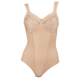 Anita Damen Miederbody "Entlastungs Korselett Safina", Gr. 90, beige, Obermaterial: 60% Polyamid PA. 15% Elasthan EL. 10% Polyester PES. 10%