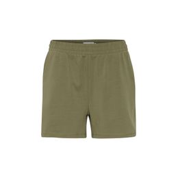 oxmo Damen Shorts "Shorts OXOdine", gr&uuml;n, Gr. S, Obermaterial: 95% Baumwolle CO. 5% Elasthan EL., Hosen