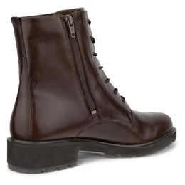 Ecco Damen Schn&uuml;rstiefelette "METROPOLE VIENNA", Gr. 42dunkelbraun, Leder, Schuhe, Schn&uuml;rboots, Klassik-Stiefelette mit Dual-Fit-Innensohle