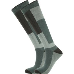 WHISTLER Herren Socken "Corsicana", Gr. 39, grün, 40% Wolle, 40% Polyacryl, 11% Polyamid, 7% Polyester, 2% Elasthan, mehrfarbig, Socken, im