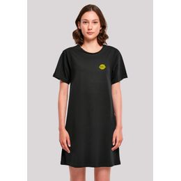F4NT4STIC Damen Shirtkleid "Lemon Cute Face Bestickt", schwarz, Gr. 4XL, Obermaterial: 100% Baumwolle, Kleider, Premium Qualit&auml;t