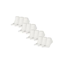 Puma Herren Sneakersocken "Socken Sneaker Plain 12P 12er Pack", Gr. 43, wei&szlig;, Obermaterial: 66% Baumwolle CO. 18% Polyamid PA. 14% Polyester PES. 2%