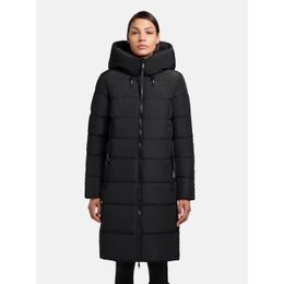 Khujo Damen Steppmantel "Jilias5-YM", schwarz, Gr. L, Obermaterial: 100% Polyester; Innenfutter: 100% Nylon; Wattierung: 100% Polyester, Mäntel,