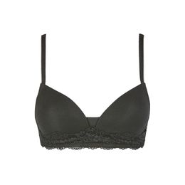 Nina von C. Damen T-Shirt-BH "Soft BH mit Schale Romance", Gr. 80, schwarz, Obermaterial: 95% Modal CMD. 5% Elasthan EL., BHs