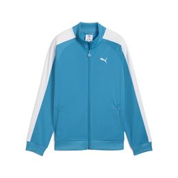 Puma Jungen Sweatjacke "T7 ALWAYS ON Trainingsjacke Jungen", blau, Gr. 140, Obermaterial: 100% Polyester; Rippe: 98% Polyester, 2% Elasthan,