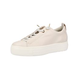 Paul Green Damen Sneaker "Paul Green Sneaker Leder", Gr. 43, grau, Leder, Schuhe