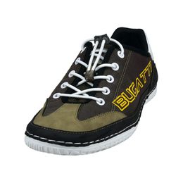 Bugatti Herren Sneaker "Bugatti Sneaker Lederimitat", Gr. 40, grün, Lederimitat, Schuhe