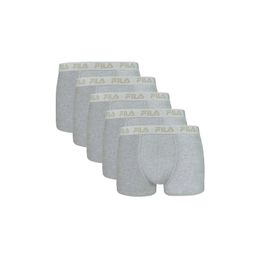 Fila Herren Boxershorts "Boxershort 5er Pack", Gr. XL, grau, Obermaterial: 95% Baumwolle CO. 5% Elasthan EL., Unterhosen