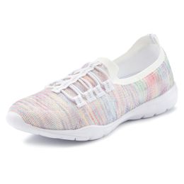 Lascana Damen Sneaker "Slipper, Halbschuh, leichtes Meshmaterial", Gr. 42, bunt, Obermaterial: 100% Textilmaterial. Decksohle: 100% Textilmaterial.