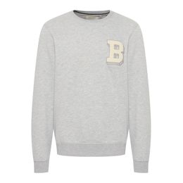 Blend Herren Rundhalspullover "Rundhalspullover BHSweatshirt", grau, Gr. XXL, Obermaterial: 50% Baumwolle CO. 50% Polyester PES., Pullover