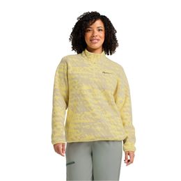 Jack Wolfskin Damen Strickfleece-Pulloverlemon ice, Gr. M, Obermaterial: 100% Polyester, Pullover