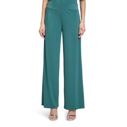 Vera Mont Damen Schlupfhose "Damen Schlupfhose mit weitem Bein", grün, Gr. 36, Jersey, Obermaterial: 96% Polyester, 4% Elasthan., Hosen, Material