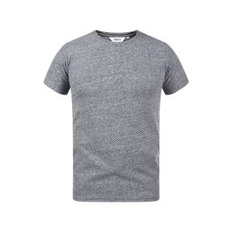 !Solid SOLID Herren T-Shirt "T-Shirt SDAlarico", blau, Gr. XXL, Obermaterial: 50% Polyester PES. 38% Baumwolle CO. 12% Viskose CV., Shirts
