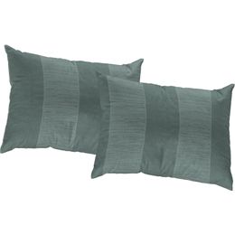Dekokissen WIRTH, B:40cm L:40cm, blau, Obermaterial: 67% Polyacryl, 33% Polyester, Dekokissen_Sitzkissen_Kissenh&uuml;llen, "Niederau"