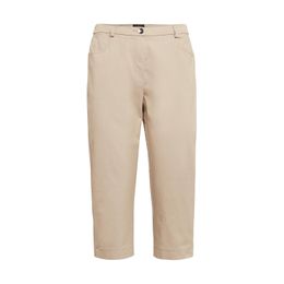 GOLDNER Damen 7/8-Hose "Kurzgr&ouml;&szlig;e Sportliche Capri-Jeanshose Carla", beige, Gr. 26, Obermaterial: 100% Baumwolle CO., Hosen